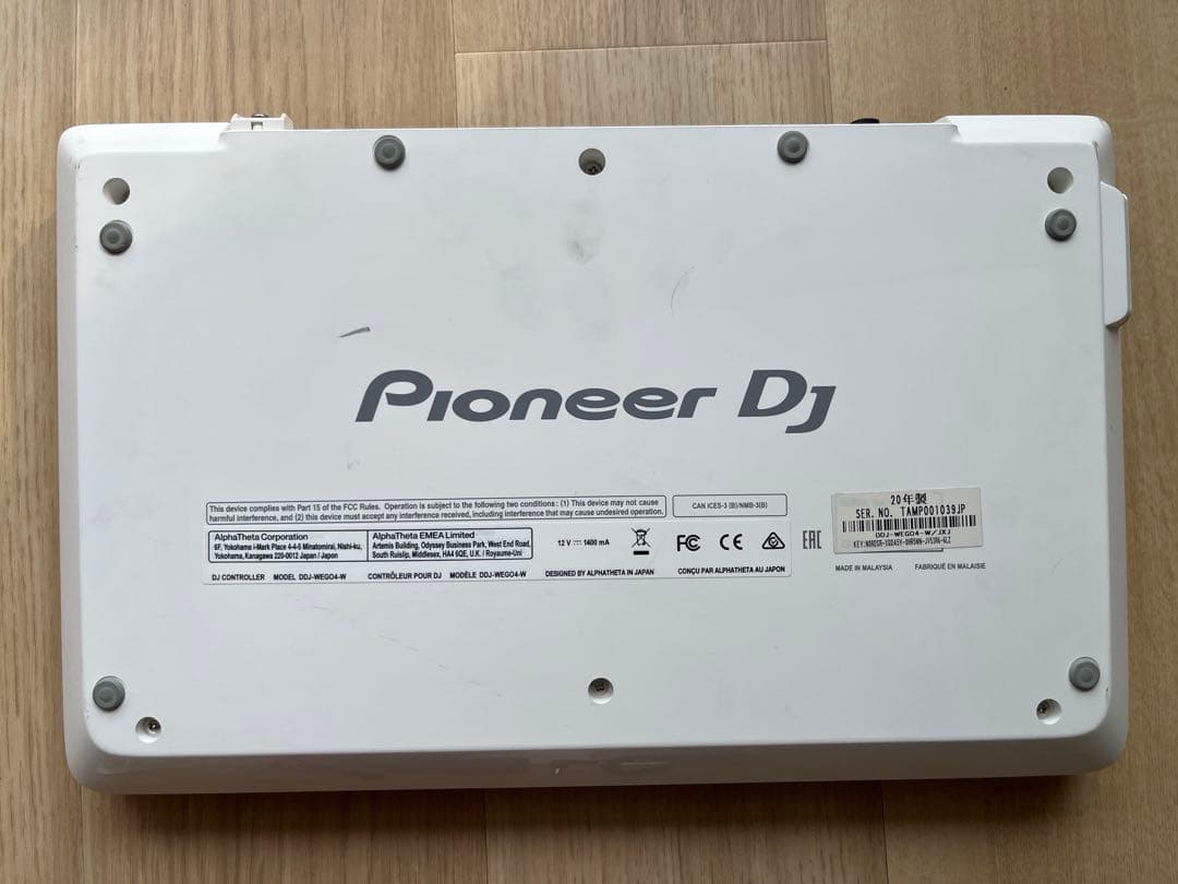 ⑩Pioneer DJコントローラー DDJ-WeGO4