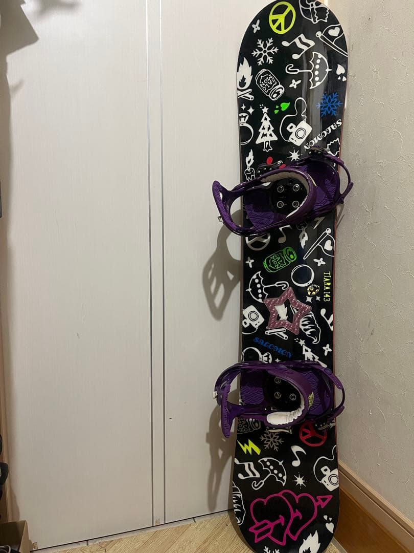 軽量！上手くなるボード！Salomon TIARA 143cm サロモンバイン