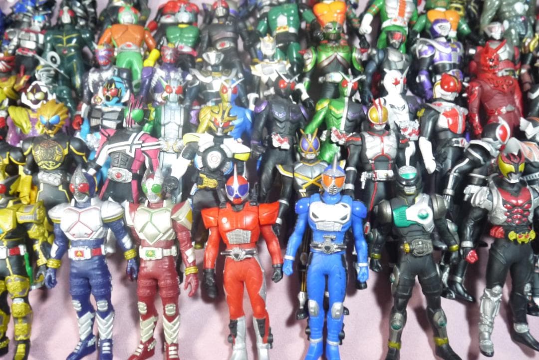 ライダーヒーローシリーズ　ビッグサイズソフビ　134体セット