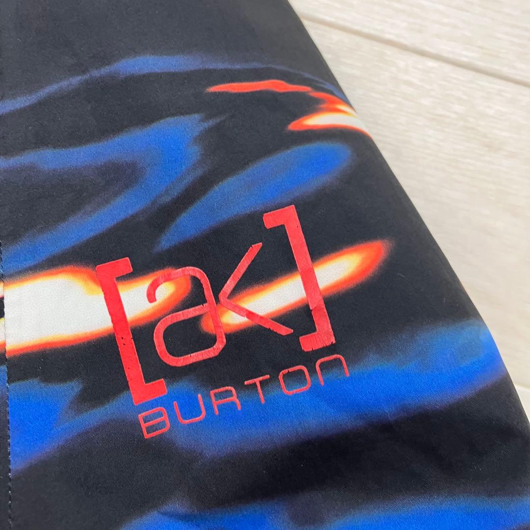 BURTON 総柄 スキーウェア ボードウェア AK GOR-TEX 青系 S