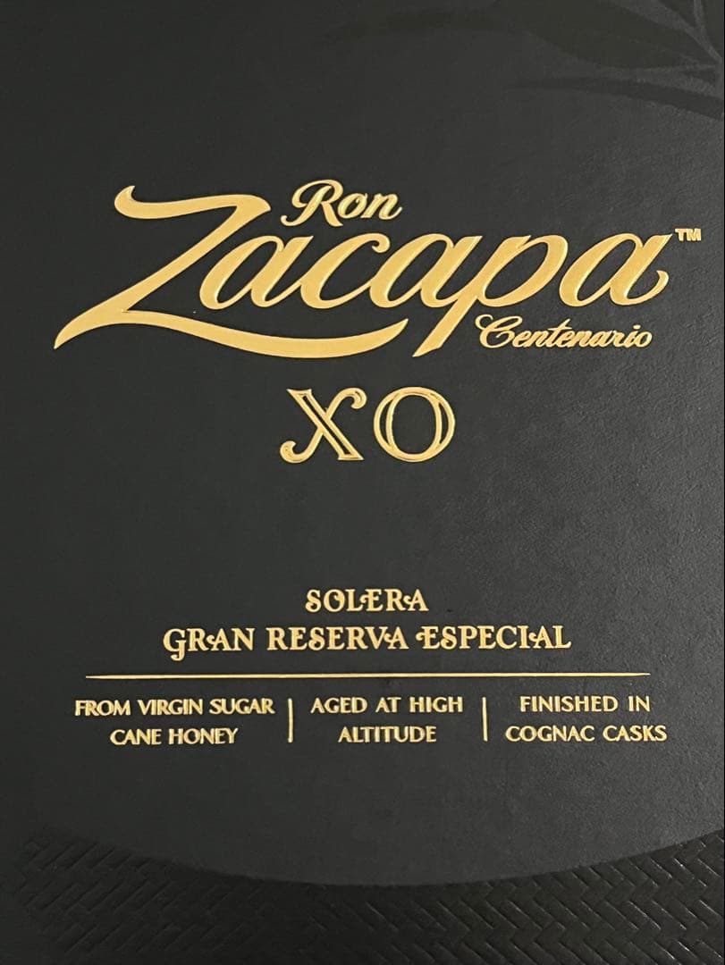 ロンサカパ ソレラ グランリザーブRon Zacapa XO 750ml