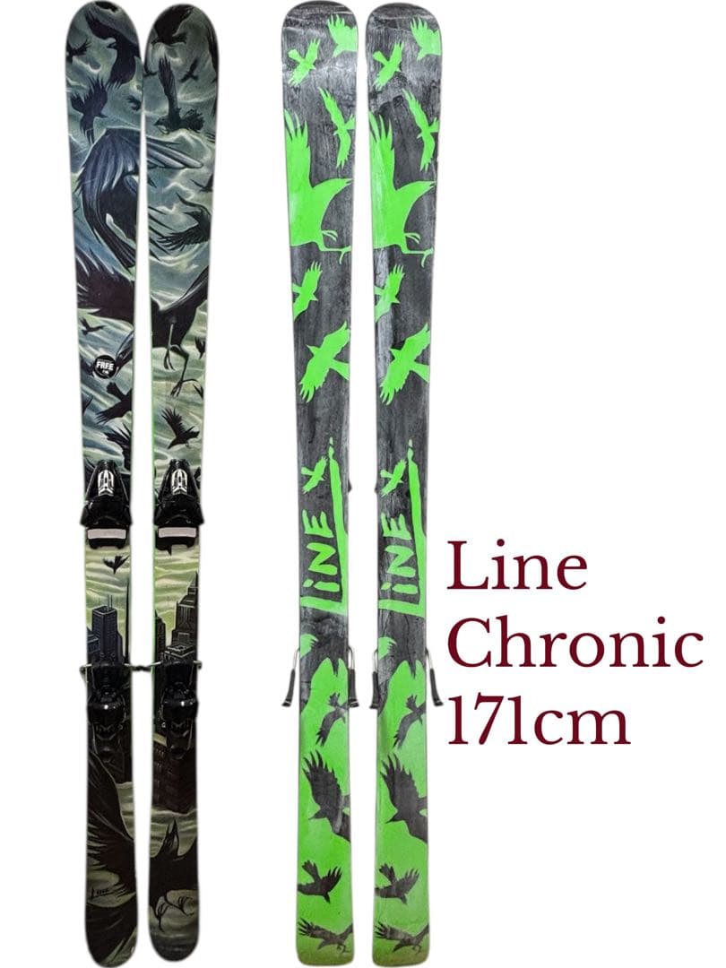 Line Chronic 171cm オールマウンテン・フリースタイルスキー　鴉