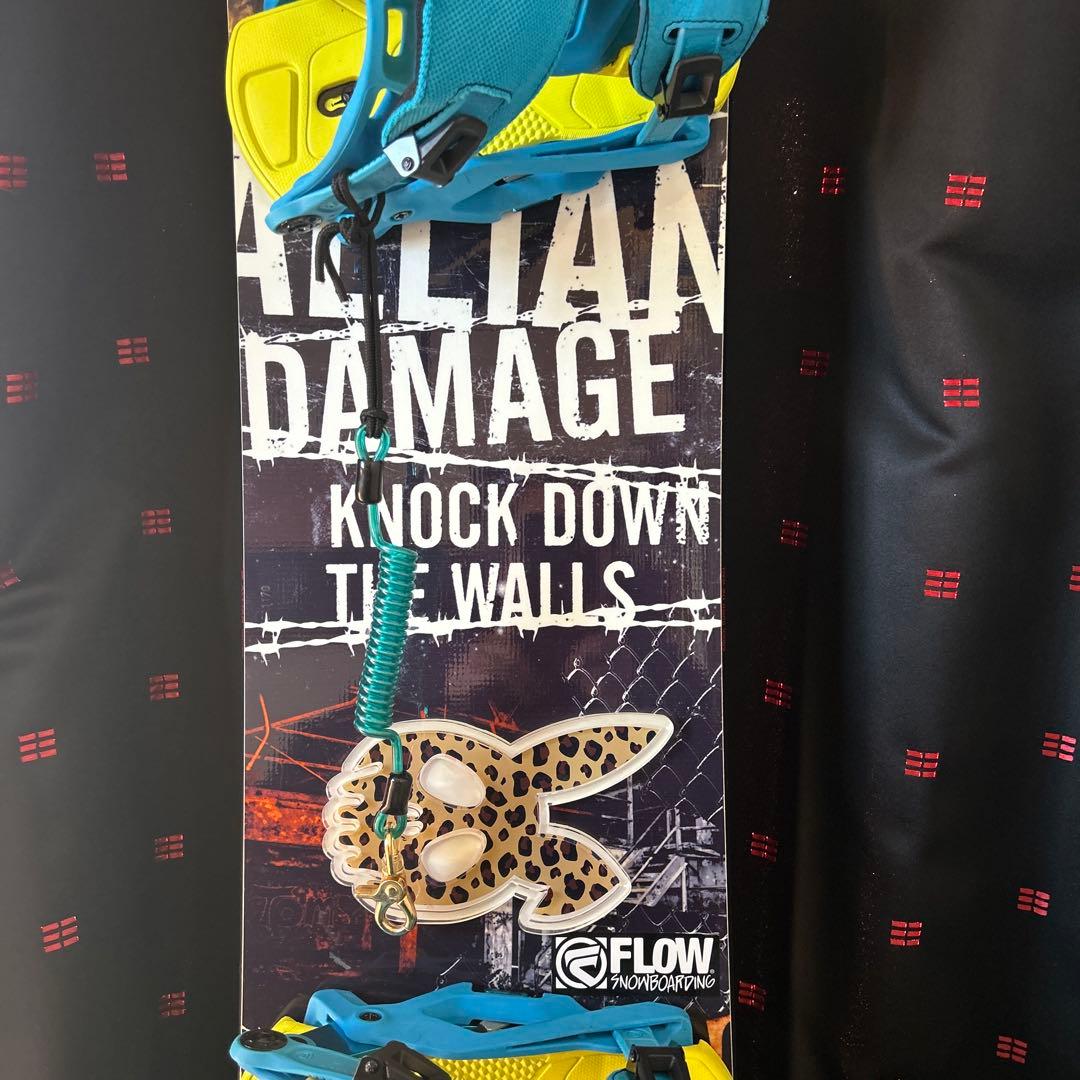 ALLIAN DAMAGE 150スノーボード FLOW ビンディング　ブーツ