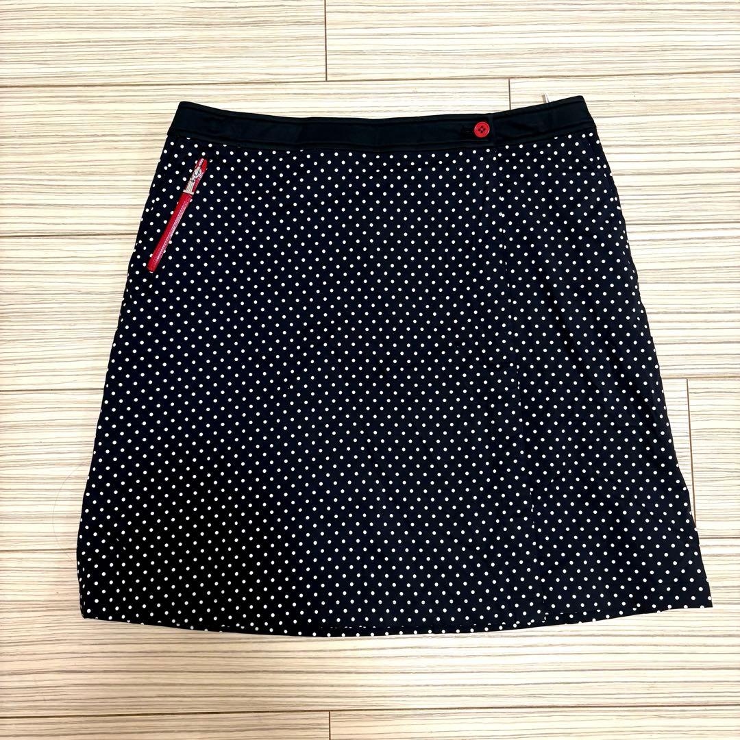 【美品】LANVIN SPORT セットアップ　水玉　パーカー　スカート