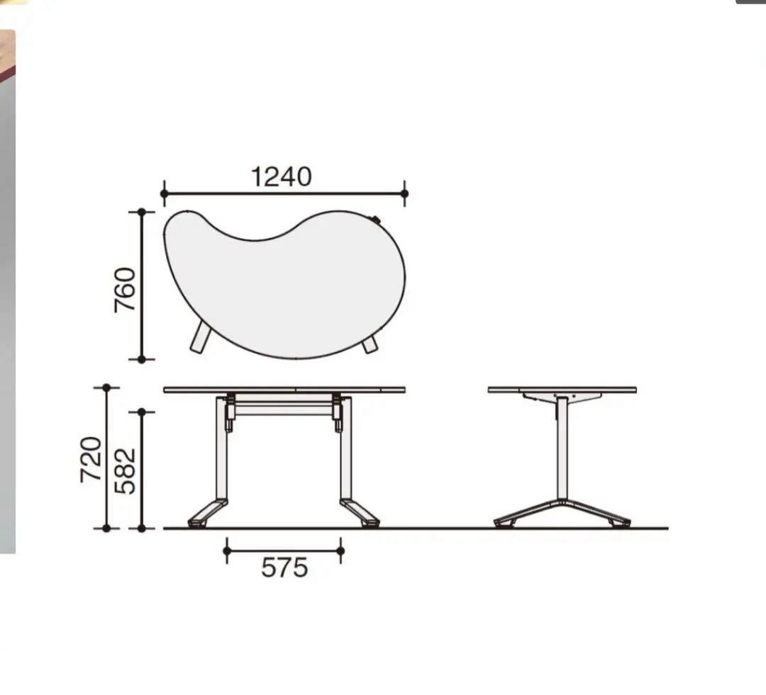 KOKUYOコクヨ ワークテーブル ミーティング会議用テーブル イニシア