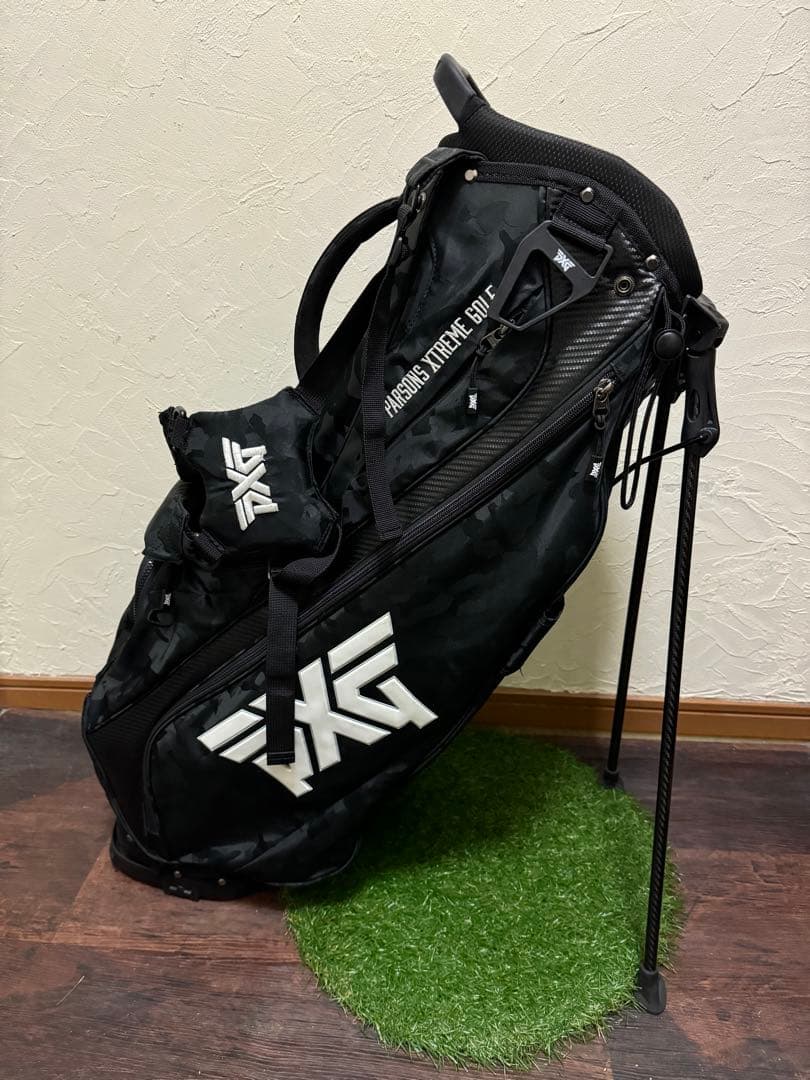 [Used] PXG GOLF軽量キャディーバック(スタンド型)カモフラージュ柄