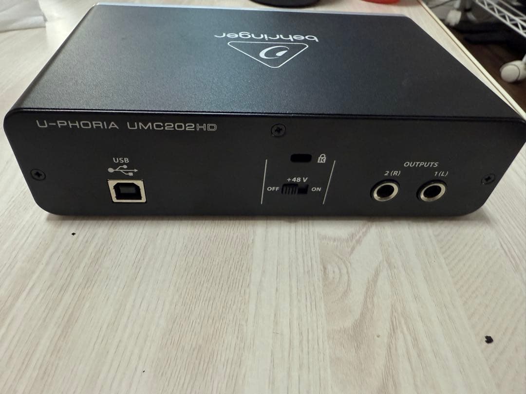 U-PHORIA UMC202HD オーディオインターフェイス
