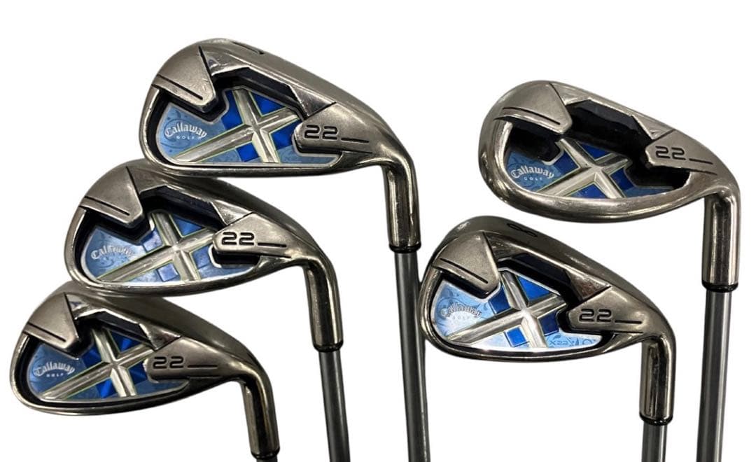 レディース稀少品！Callaway GOLF X-22 アイアン5点セット Ｌ