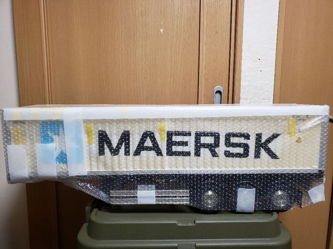 美品　タミヤ1／14 MAERSK コンテナトレーラー ラジコン　海コン