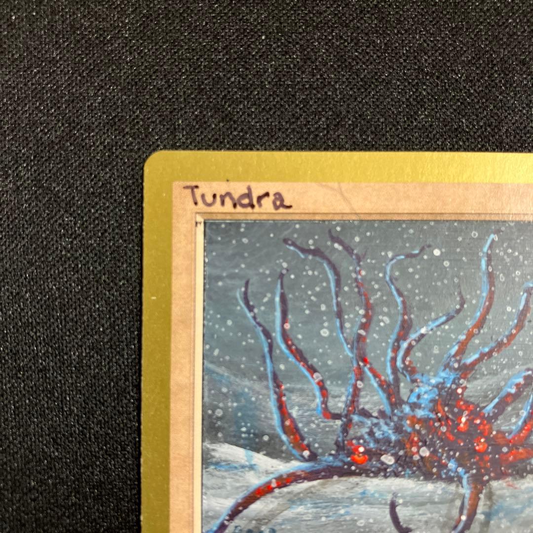 mtg Tundra デュアルランド リクリエイトカード サイン入り