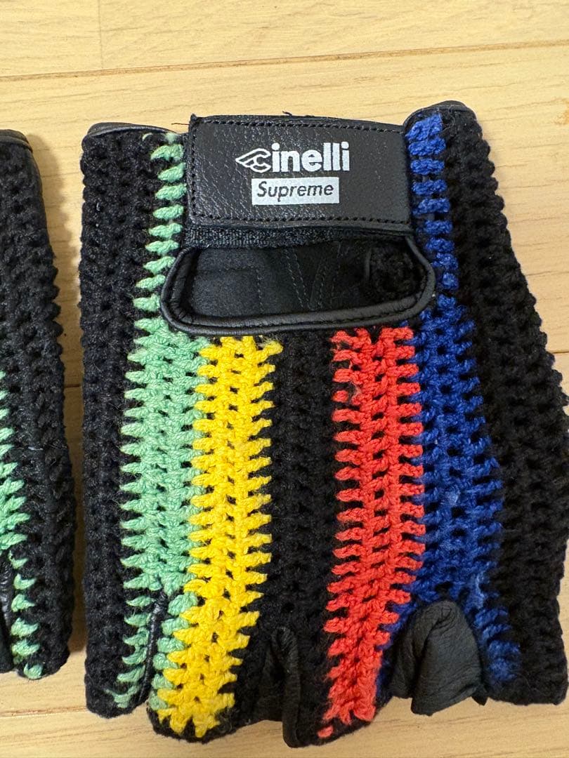 美品 supreme x cinelli BIKE GLOVES S/M