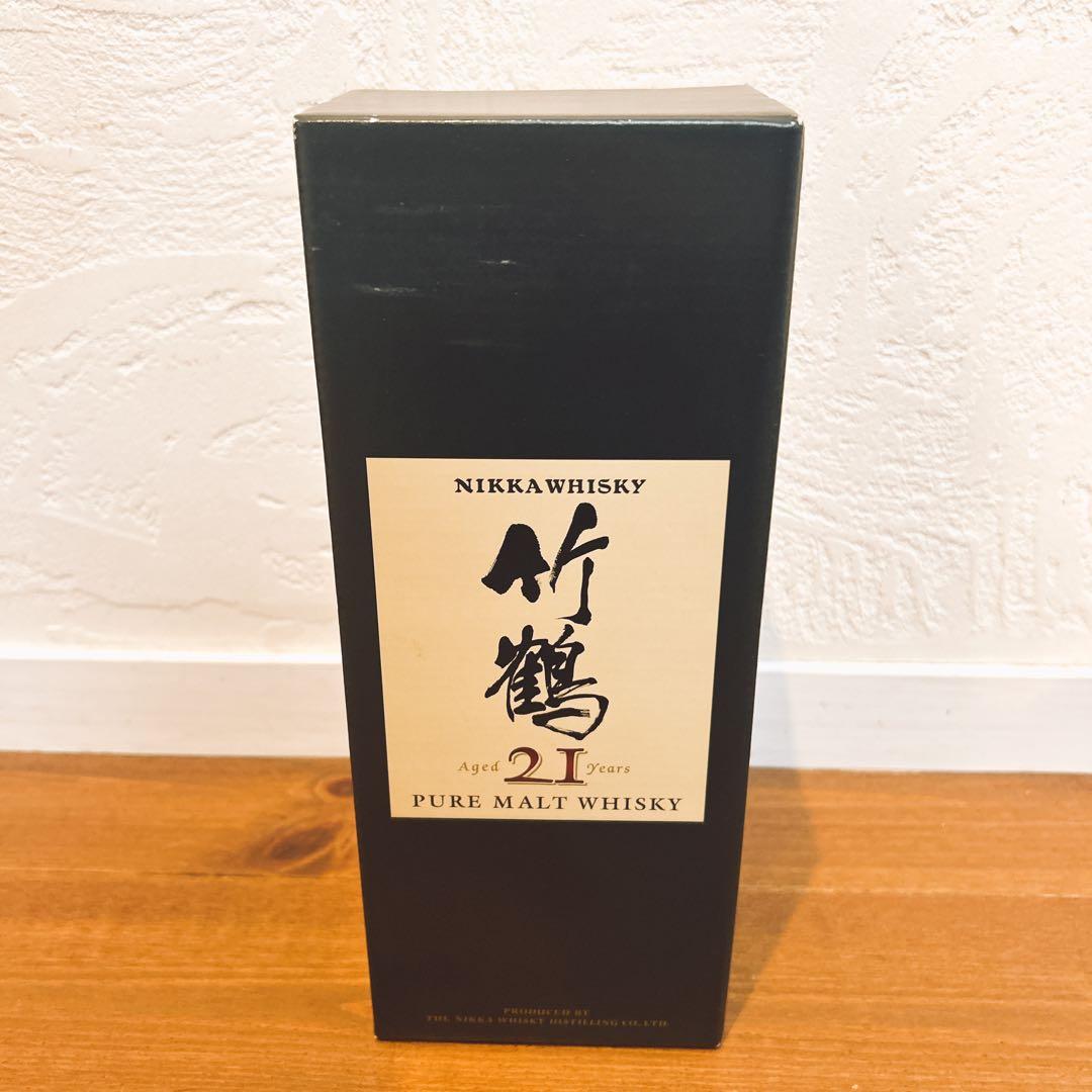 NIKKA WHISKY 竹鶴 21年 ピュアモルト 700ml 43% 箱付き