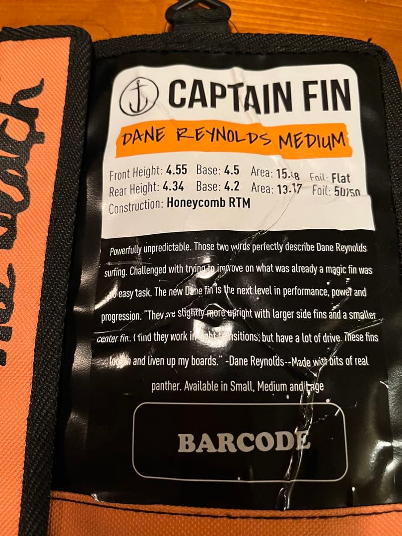 サーフィン・ボディボード Captain Fin FCS size M (Dane Reynolds)