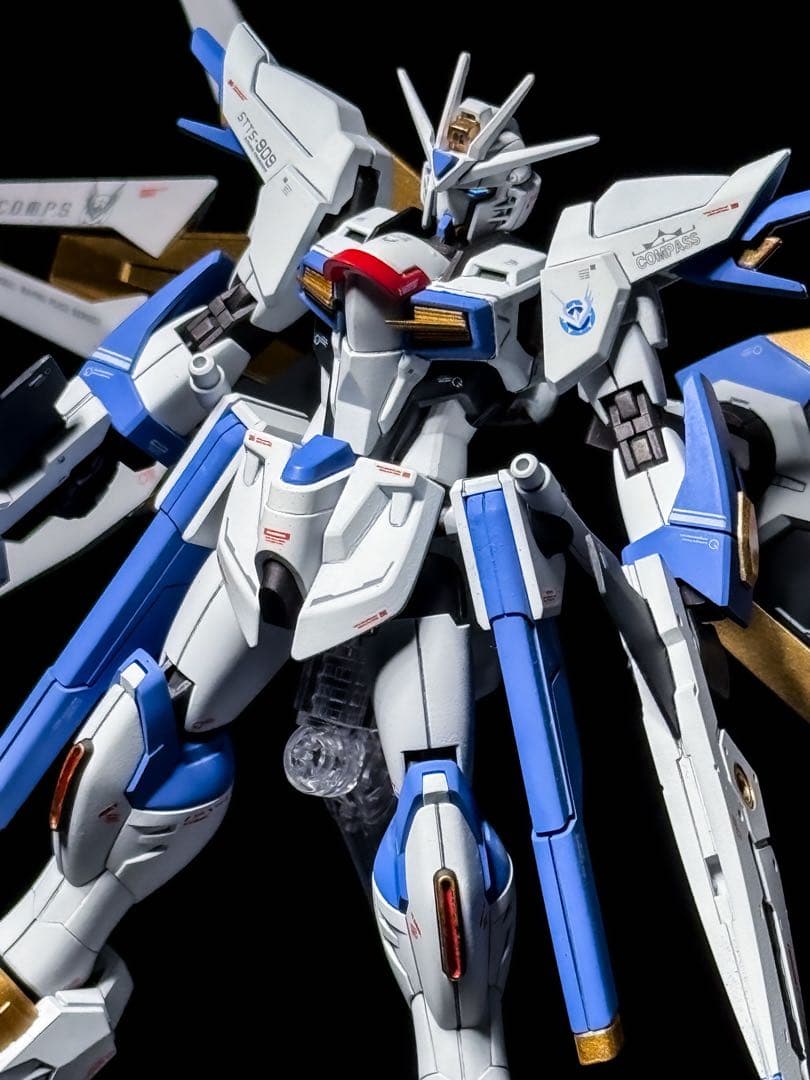 HG 1/144 ライジングフリーダムガンダム ミキシング 塗装済み完成品
