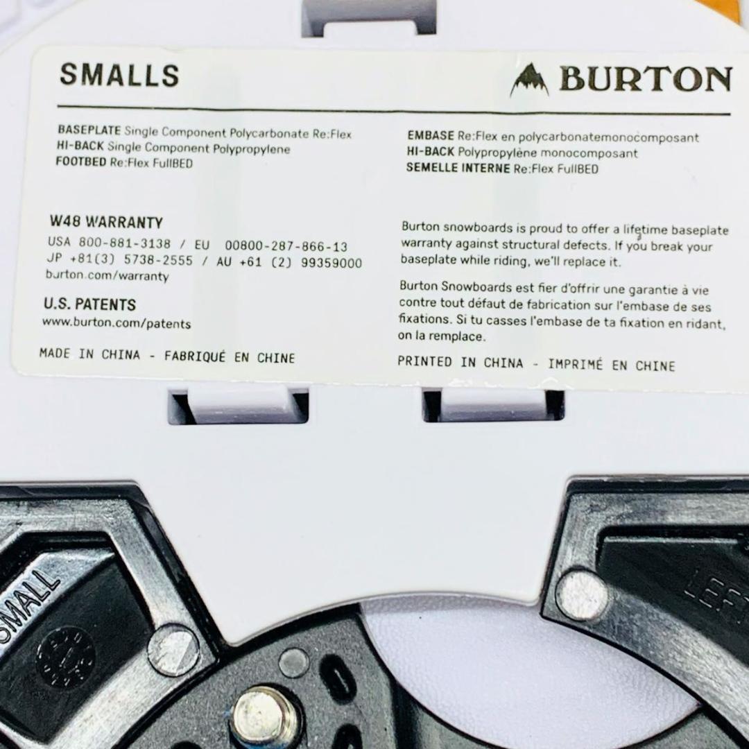 【美品】BURTON SMALLS KIDS バインディング Sサイズ 3D対応