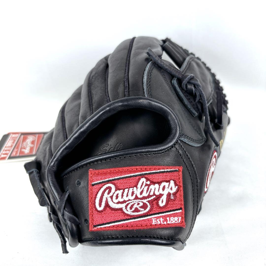 【ジューシー】　Rawlings Pro Model 軟式グローブ 黒