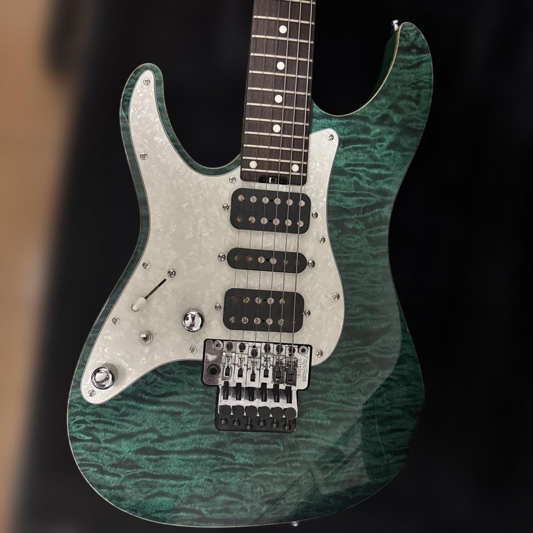 SCHECTER EX-24-CTM-FRT BKTQ レフティモデル 超希少