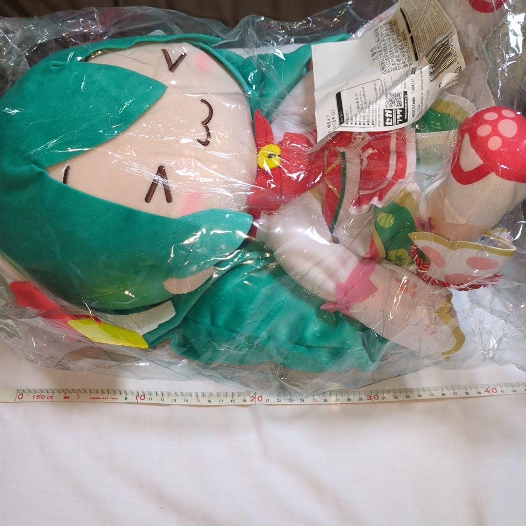 【未開封品】初音ミク 招きミク ふわふわぬいぐるみ (LL)