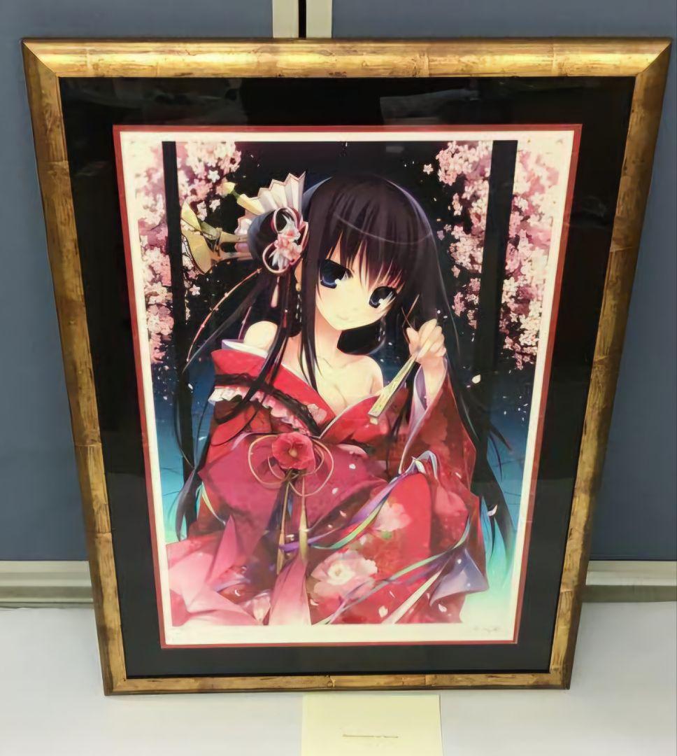 karory先生 舞桜花II アールビバン 版画 保証書付き 美品