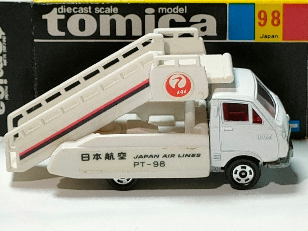 黒箱トミカ 98 JAL日本航空タラップカー　美品　日本製