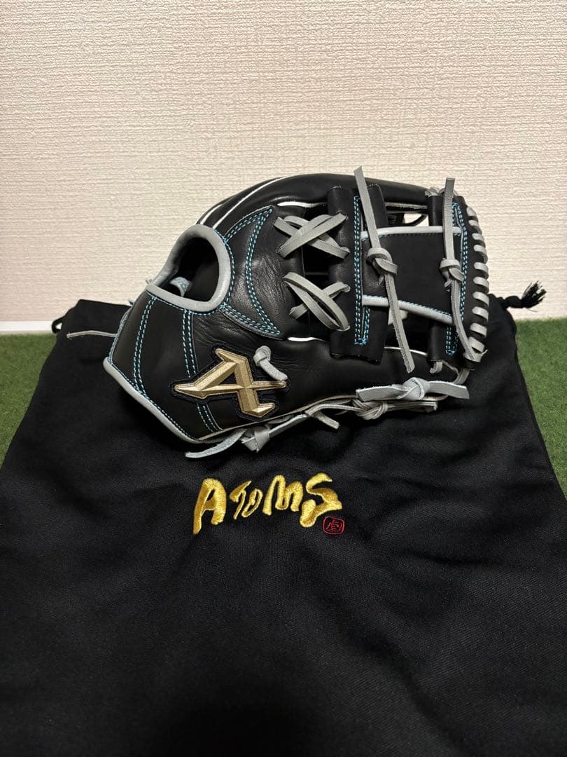 アトムズ 軟式用グラブ 内野手 野球グローブ 一般 ANX-015X25FW