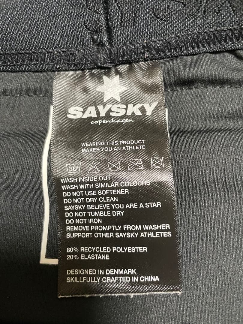 美品 SAYSKY メッシュショートパンツ ブラックXSサイズ