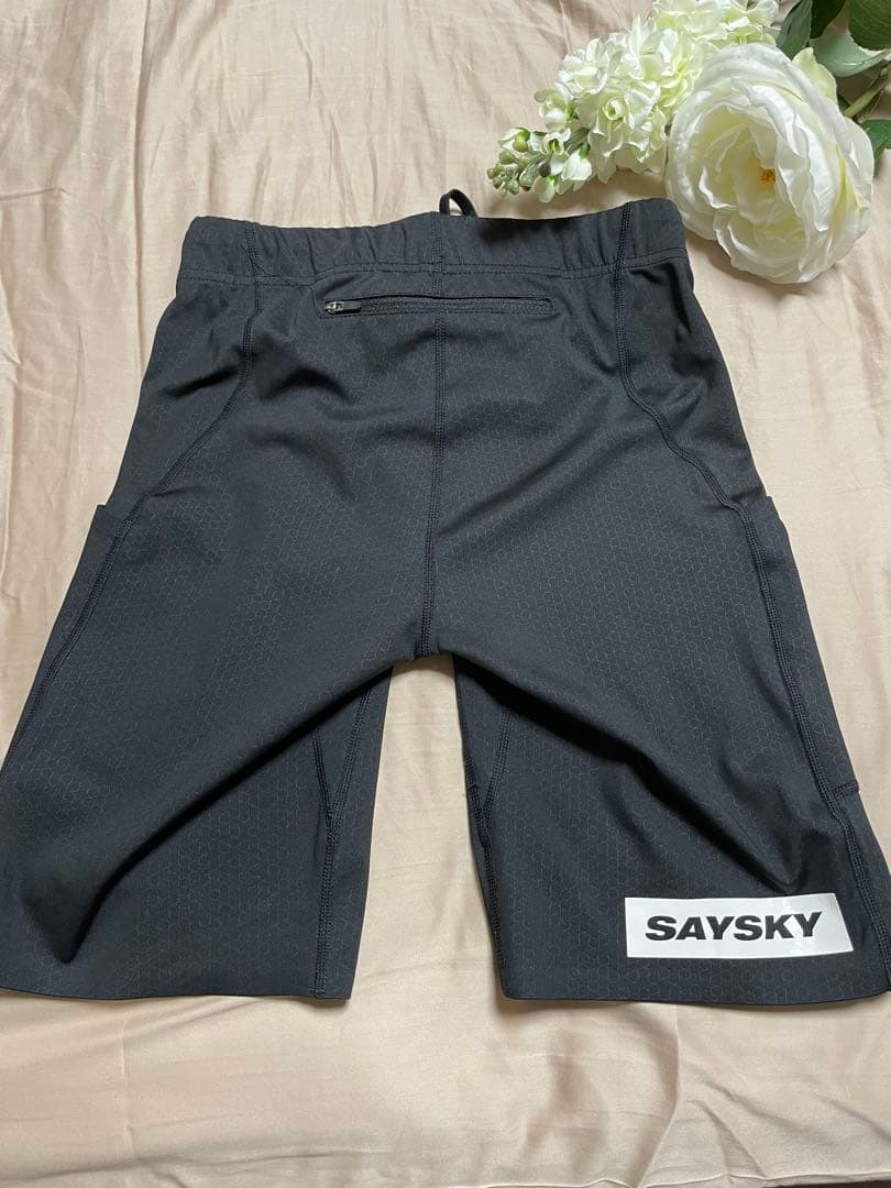 美品 SAYSKY メッシュショートパンツ ブラックXSサイズ