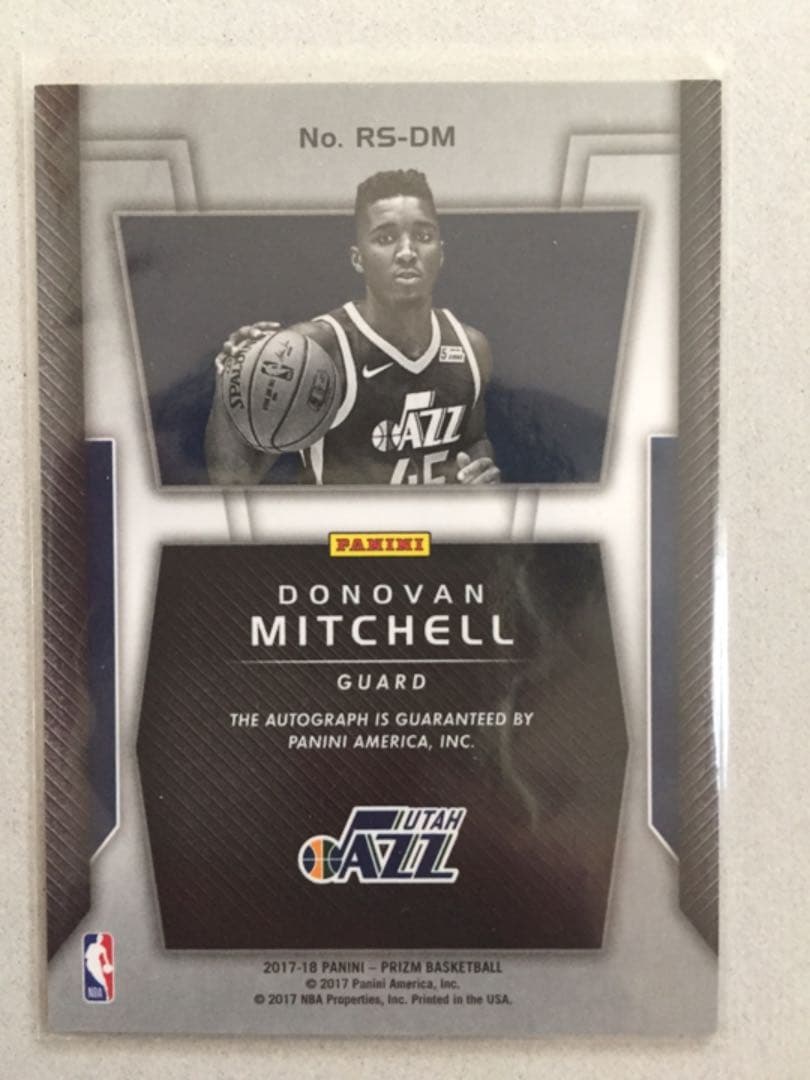 その他 17/18 Prizm Donovan Mitchell RC auto nba