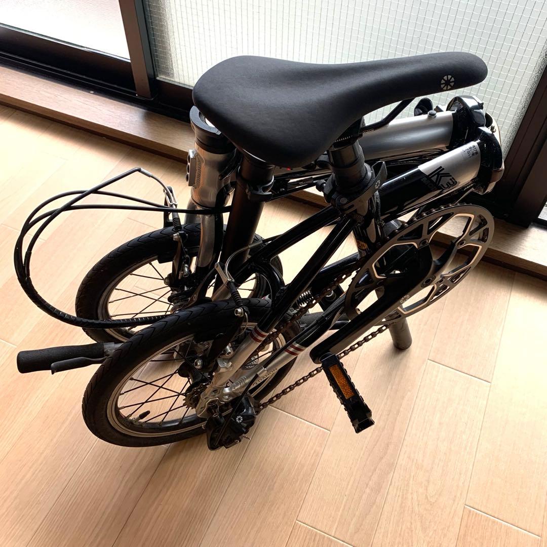 【最終価格】ダホンK3 シルバー 折りたたみ軽量自転車