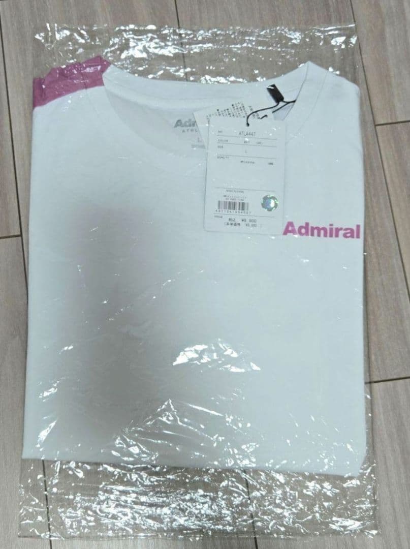 Admiral テニス Tシャツ カラーアソートブロッキング L