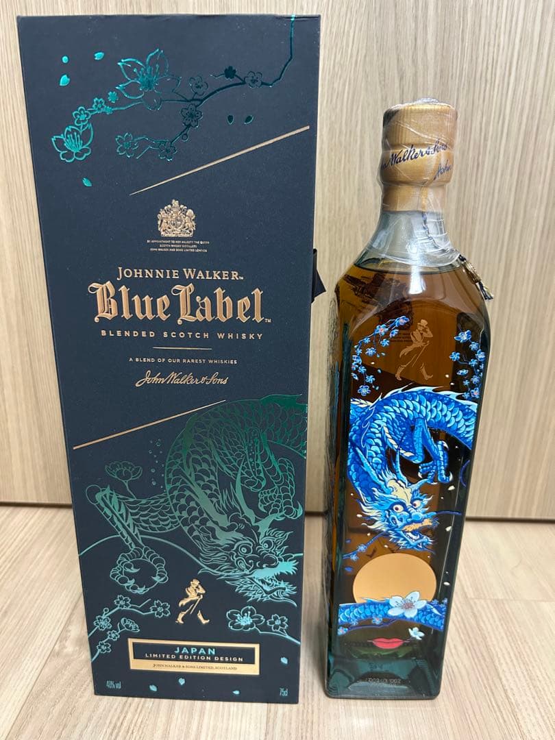 (最終値下げ)Johnnie Walker Blue Label 日本限定(龍)
