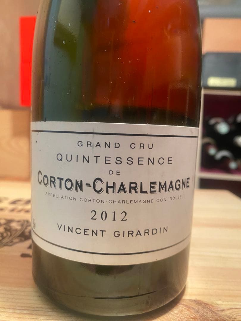 Quintessence Corton-Charlemagne 2012年