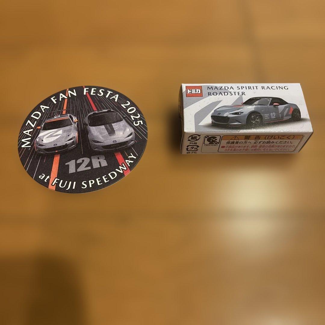 MAZDA SPIRIT RACING ROADSTER ミニカー＆コースター