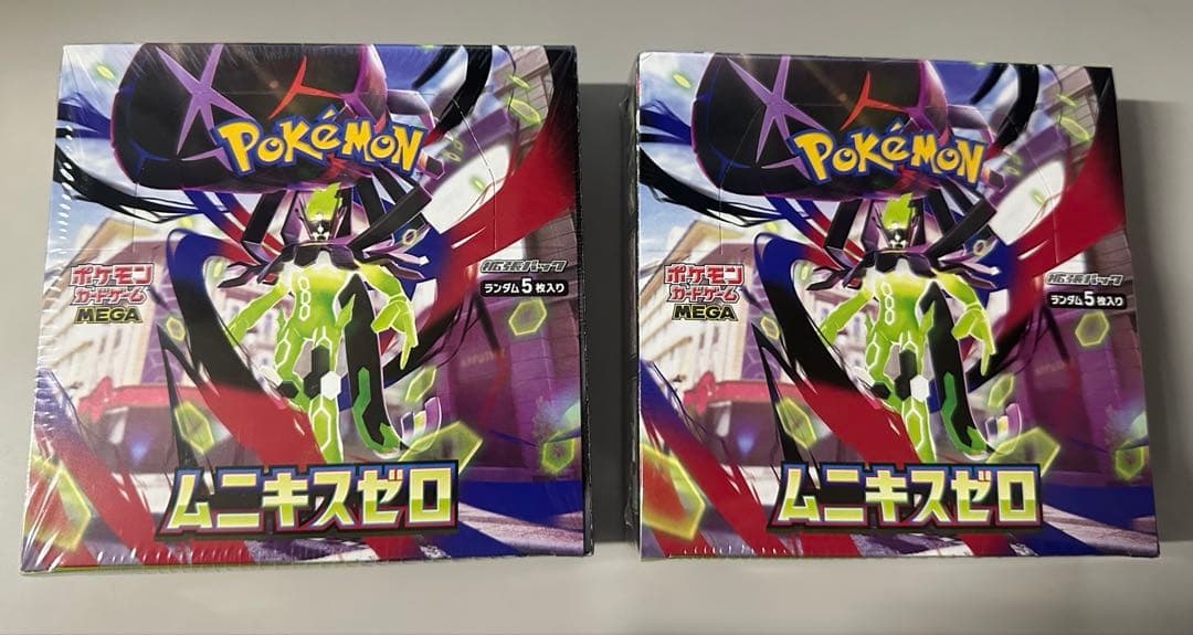 ミ*リ様 ポケモンカードゲーム　ムニキスゼロ　新品未開封シュリンク付き2BOX