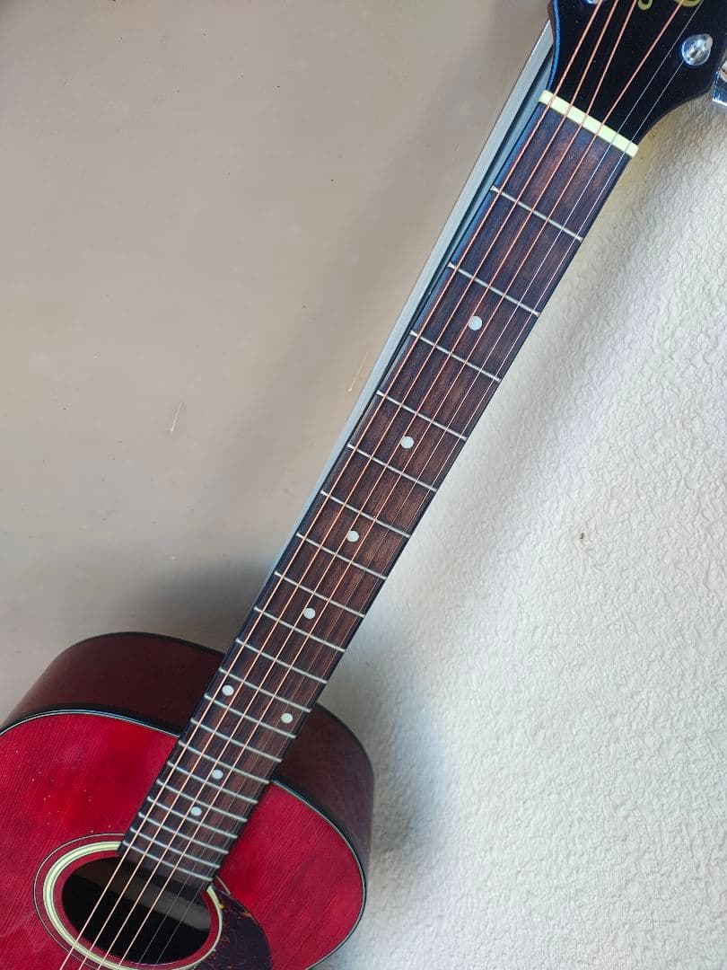 美品 Takamine T-1 WR PU付エレアコ 真紅のWR ニューヨーカー
