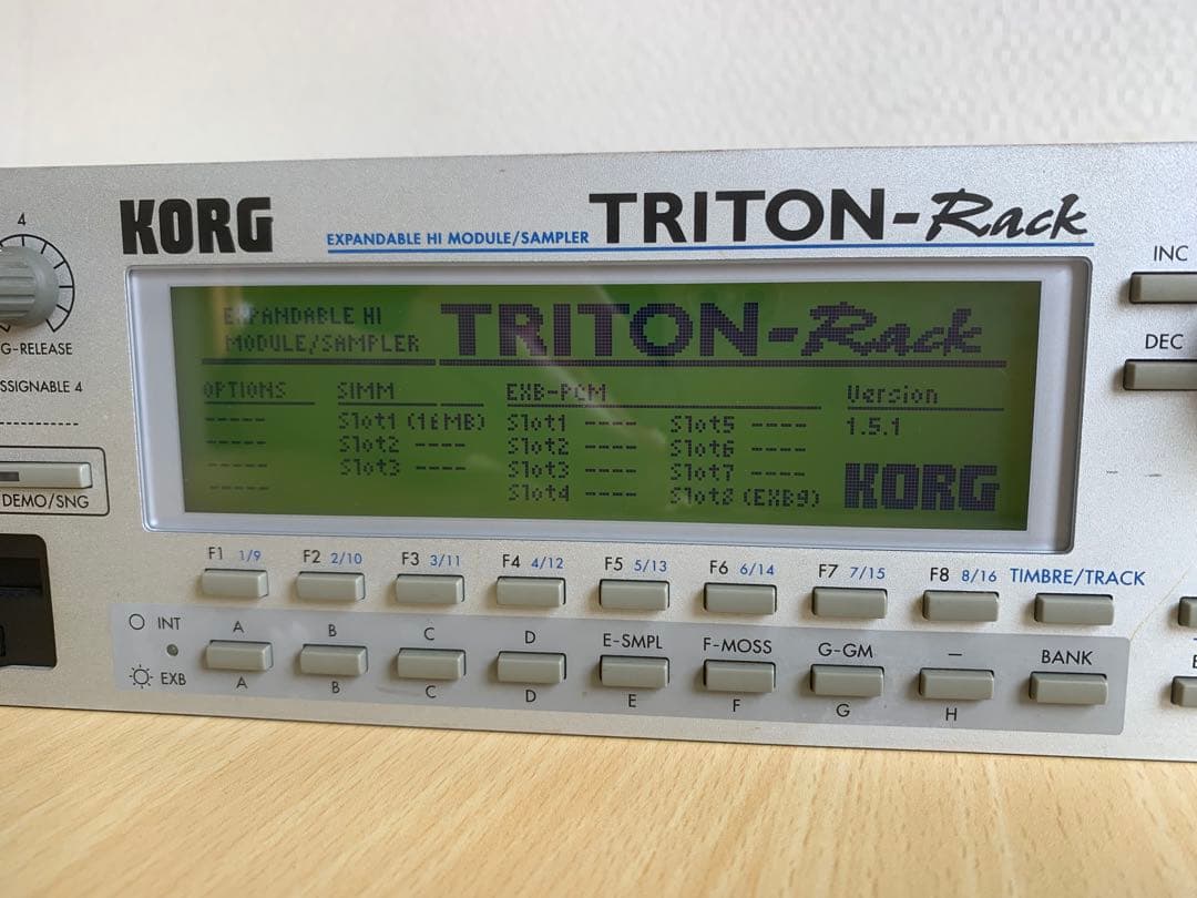 KORG TRITON-Rack 拡張ボード EXB-PCM09 付属