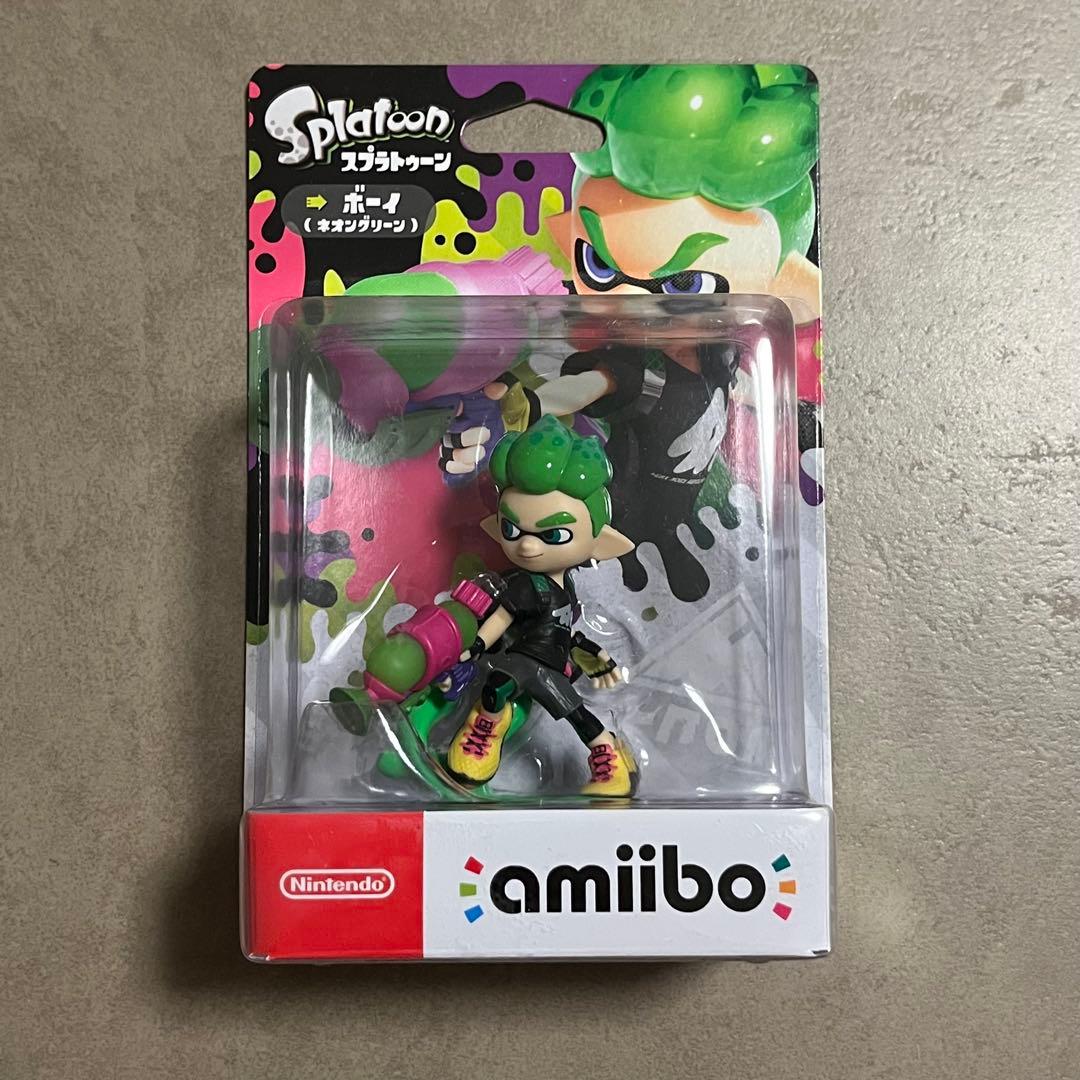 【新品未開封】スプラトゥーン amiibo 4点セット ガール ボーイ イカ