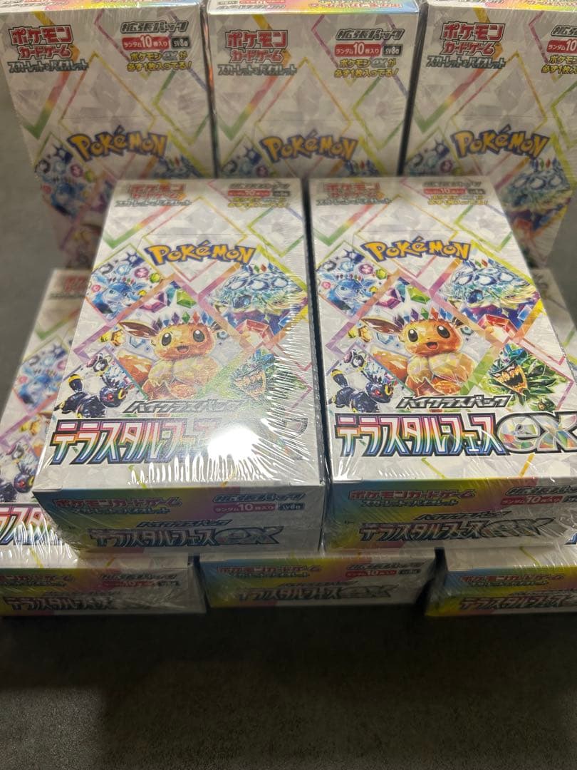 ポケモンカード テラスタルフェスex 8箱　シュリンク付き　新品未開封