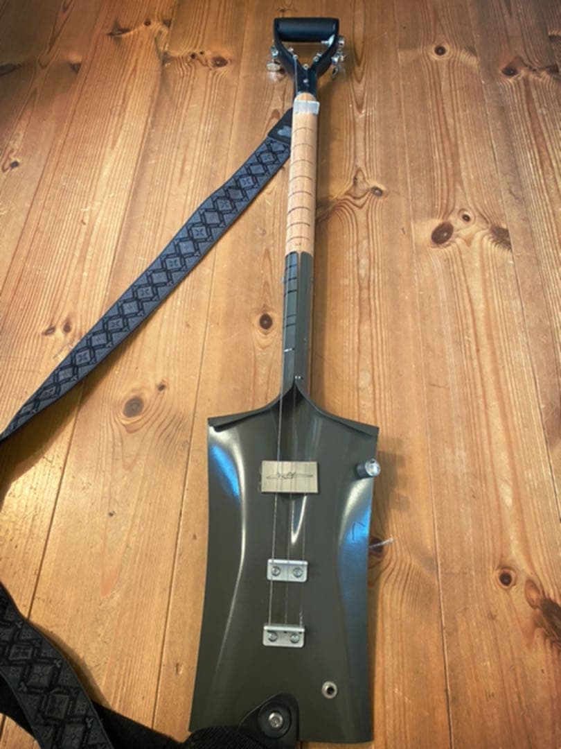 ギター Justin Johnson 3 strings shovel guitar