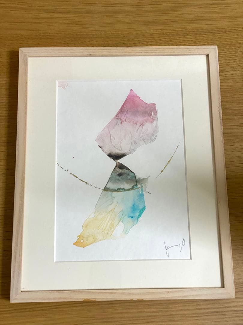 野村佳代　原画　作品　絵画　美術　水彩画　抽象画