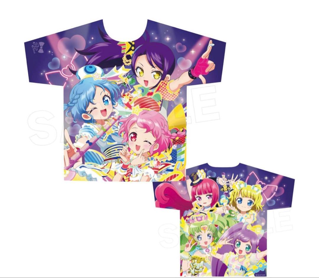 アイドルタイムプリパラ10周年 フルグラフィックTシャツ Lサイズ