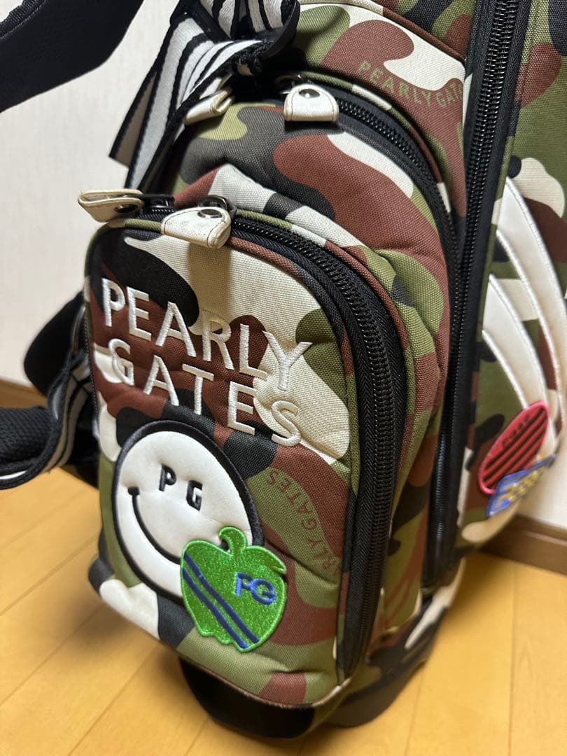 PEARLY GATES 迷彩 ワッペン　スタンドキャディーバック　完売モデル