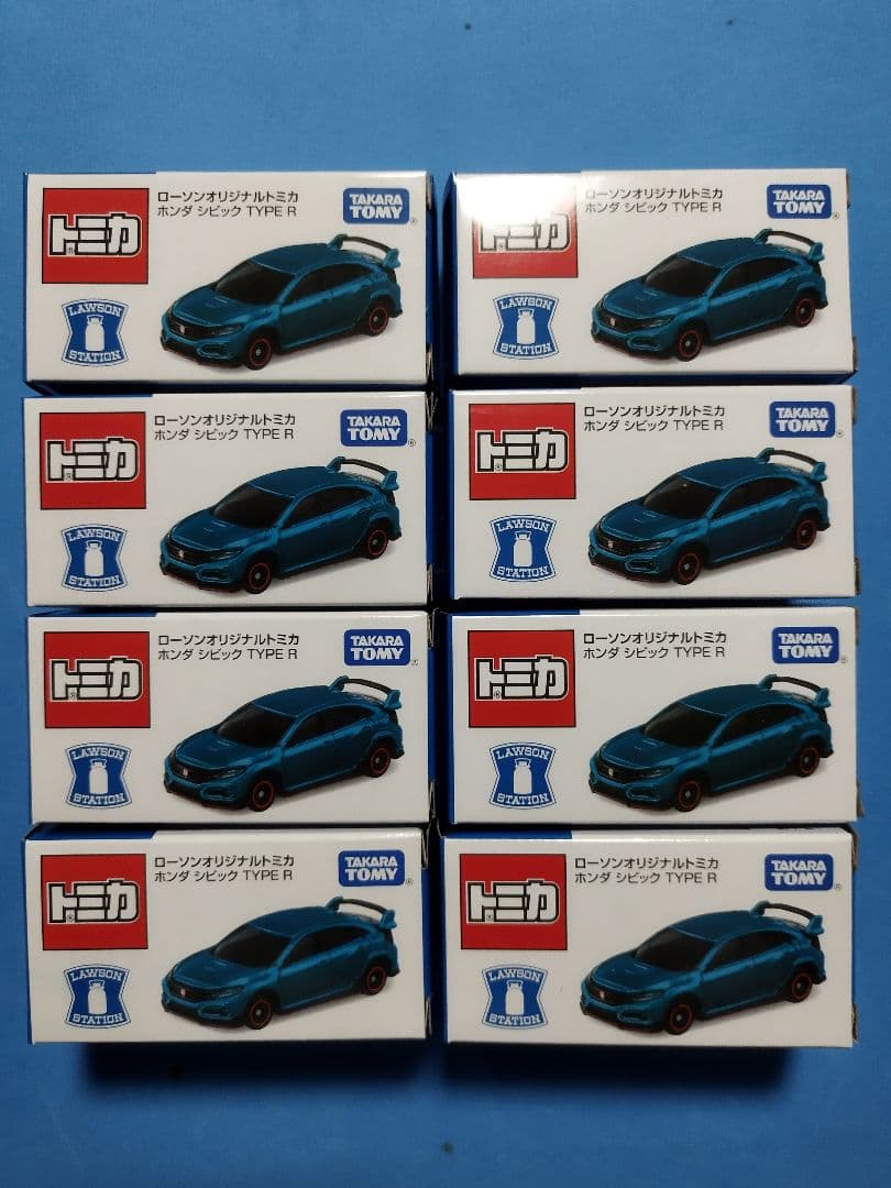 トミカ　ローソン オリジナル ミニカー　シビック TYPE R　8個セット