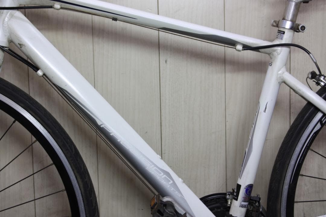 PRECISION SPORT アルミ 24速 470mm クロス WHITE