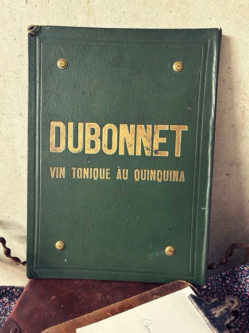 希少☆ フランス　アンティーク　DUBONNET ワイン　メニューブック
