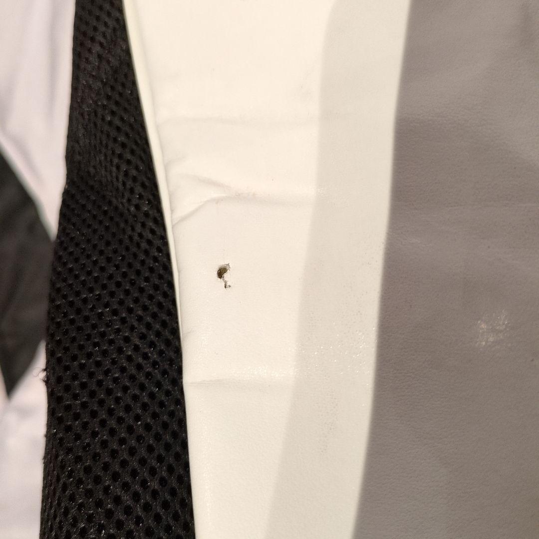 ツアーステージ キャディバッグ ホワイト/ブラック※ショルダーストラップ交換済