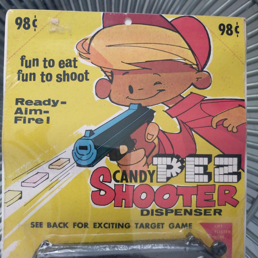 OLD PEZ 60s packaging Shooter ヴィンテージ　ペッツ