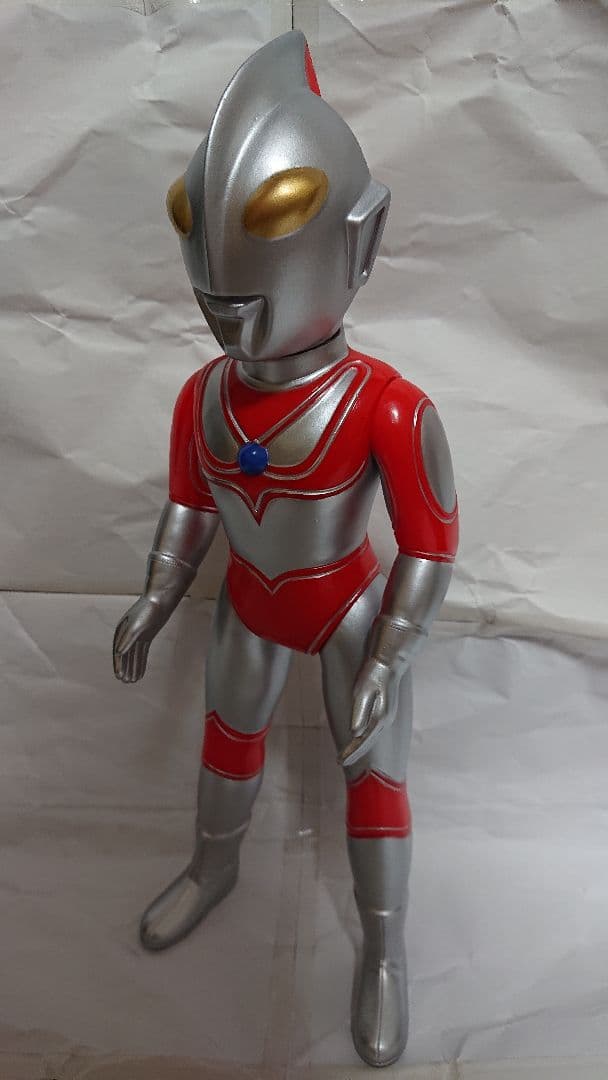 ブルマァク復刻 帰ってきたウルトラマン 大 シルバー ソフビ bullmark
