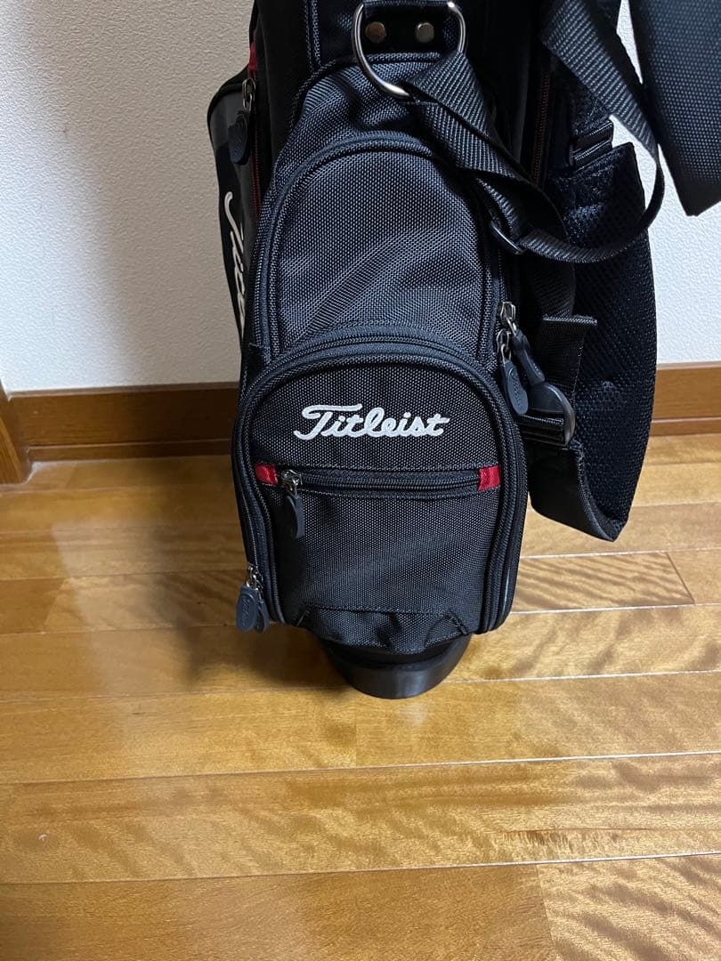 Titleist 折りたたみキャディバッグ ブラック　中古品