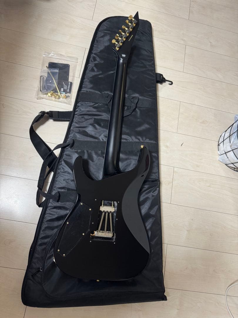 ESP E-II M-II QM Black Natural Burst新品同様